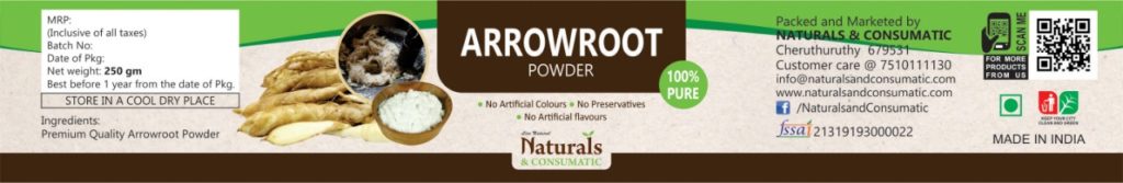 Home Made Arrowroot Powder | Koova Podi | The South Indian Store